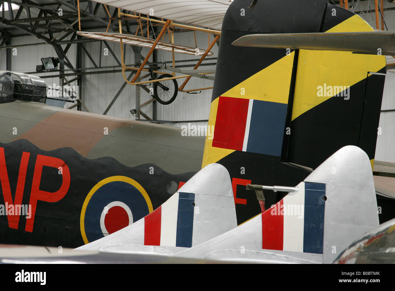 RAF ROUNDELS AND MARKINGS ON AIRCRAFT ELVINGTON Stock Photo - Alamy