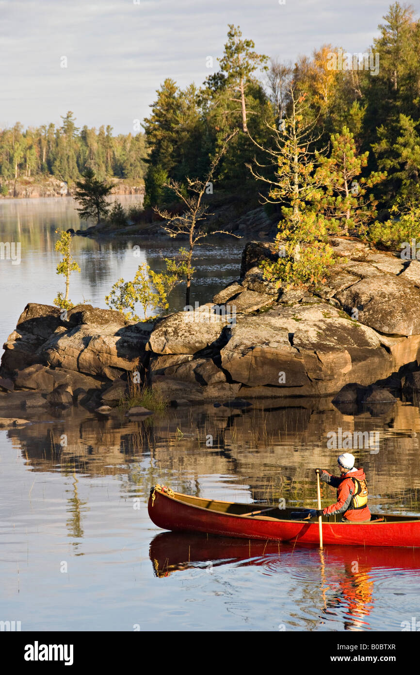 Canoeing at the Boundary Waters Canoe Area Wilderness in Northern ...
