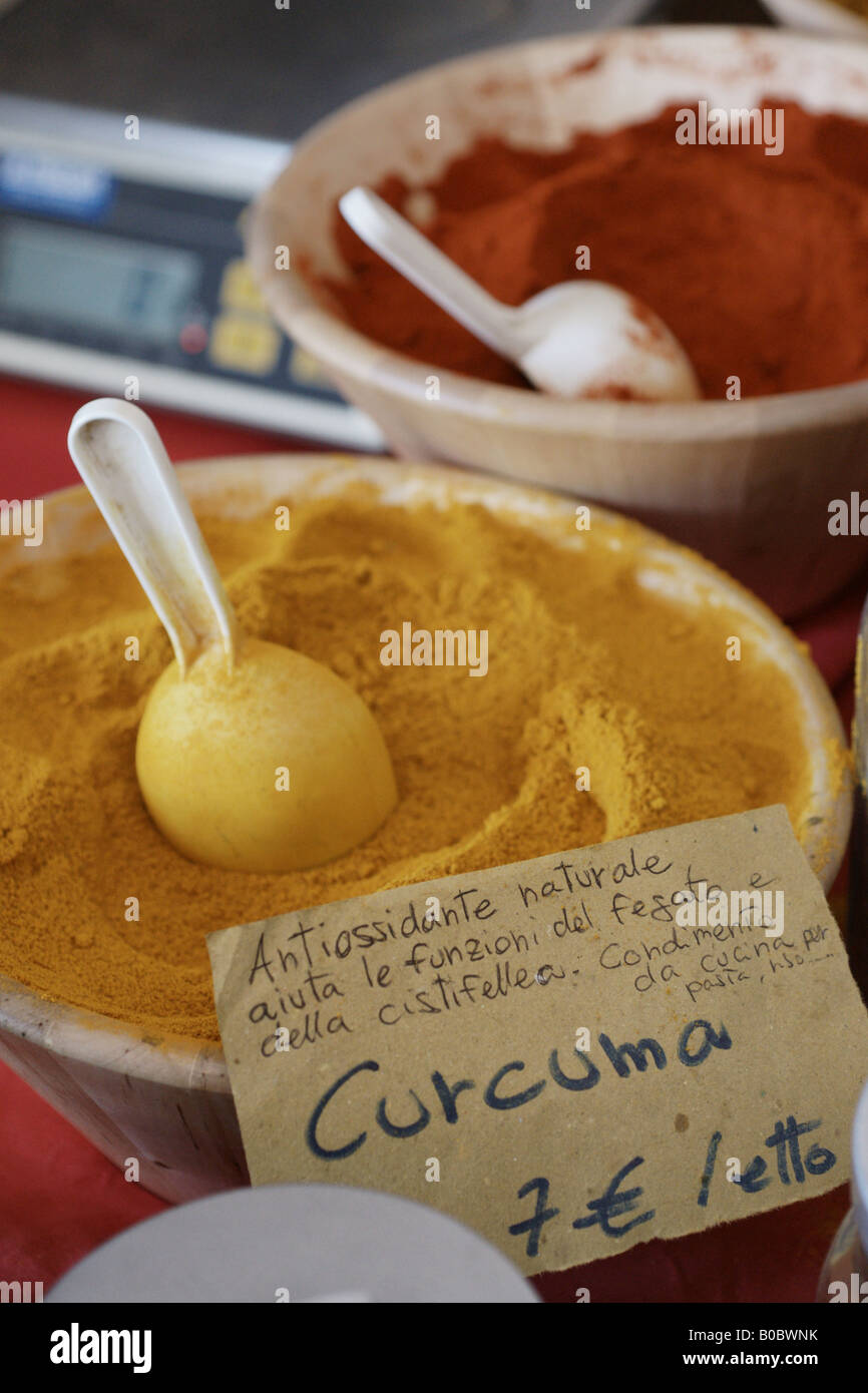 Curcuma sold at local market Stock Photo - Alamy