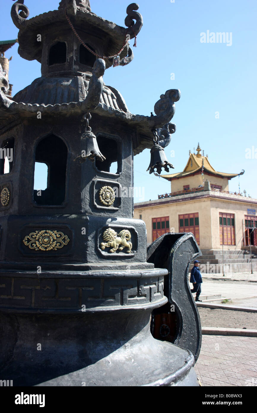 Gandan monastery, Ulaanbaatar, Mongolia Stock Photo - Alamy