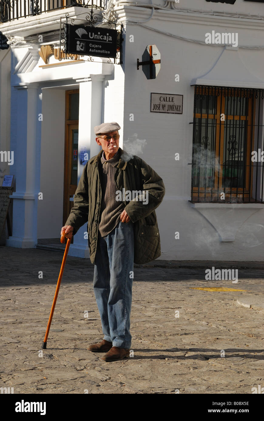 Andalusian Village man Stock Photo - Alamy