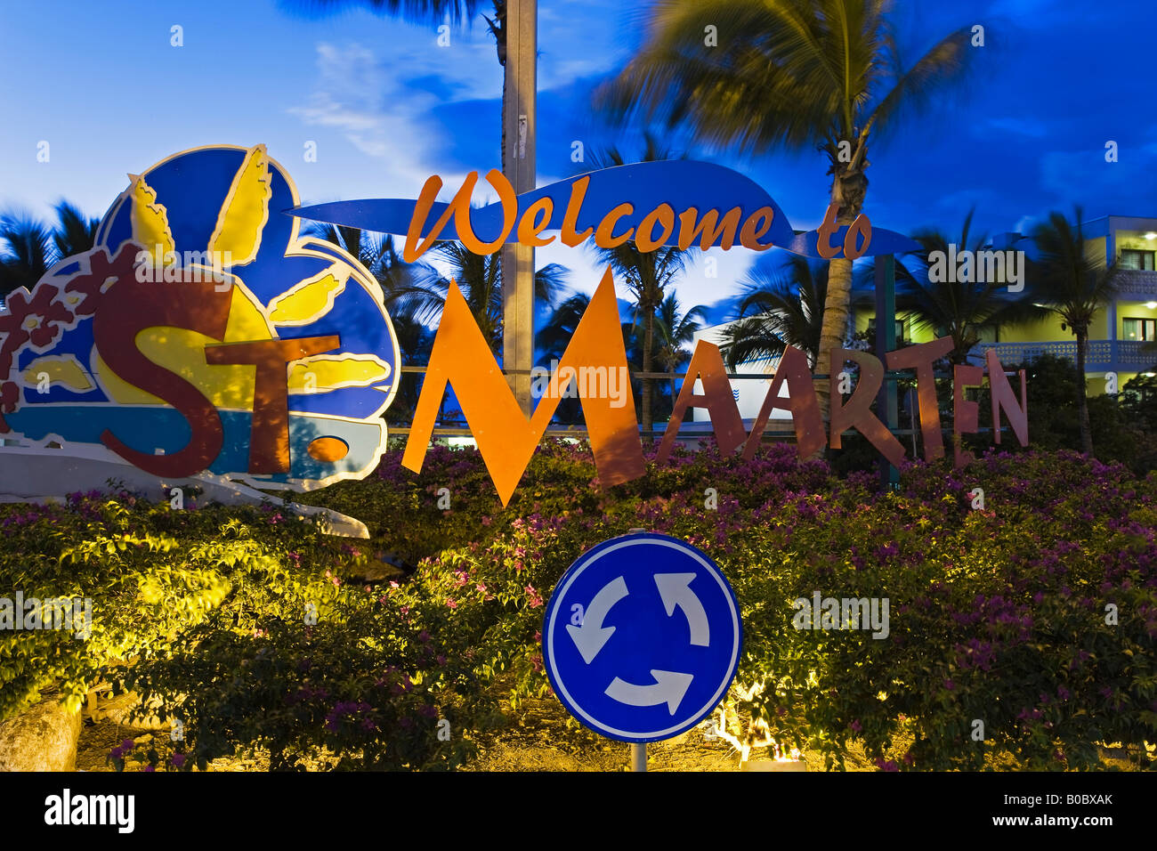 Welcome st maarten sign hi-res stock photography and images - Alamy