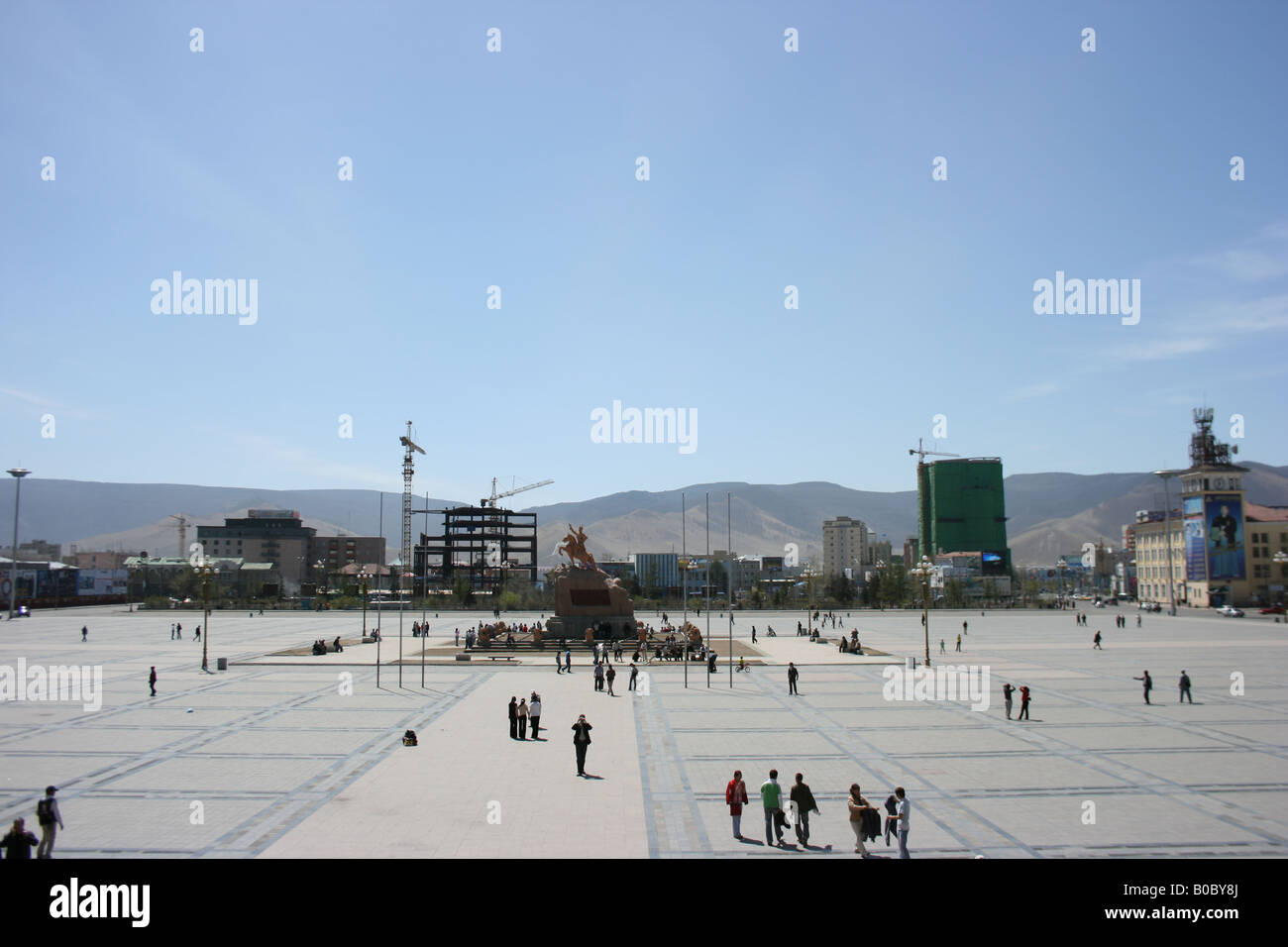 Sukhbaatar Square, Ulan Bator, Mongolia Stock Photo - Alamy