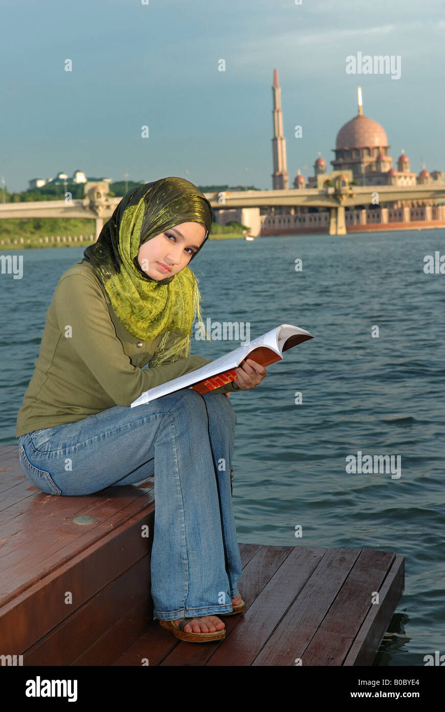 Malaysian Girl Teenager Student Hijab High Resolution Stock Photography ...