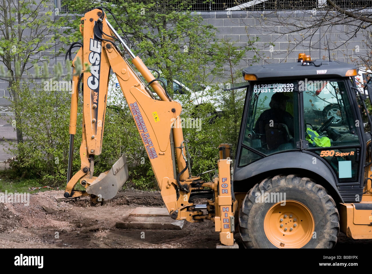 Jcb digger at work hi-res stock photography and images - Alamy