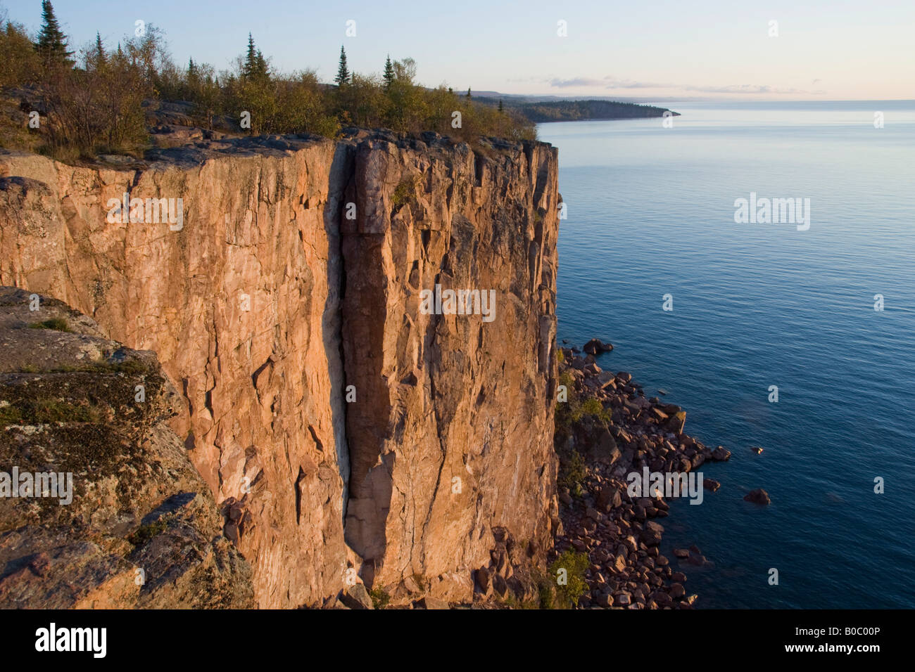 The Palisade Head and Shovel Point along Minnesota North Shore Stock ...