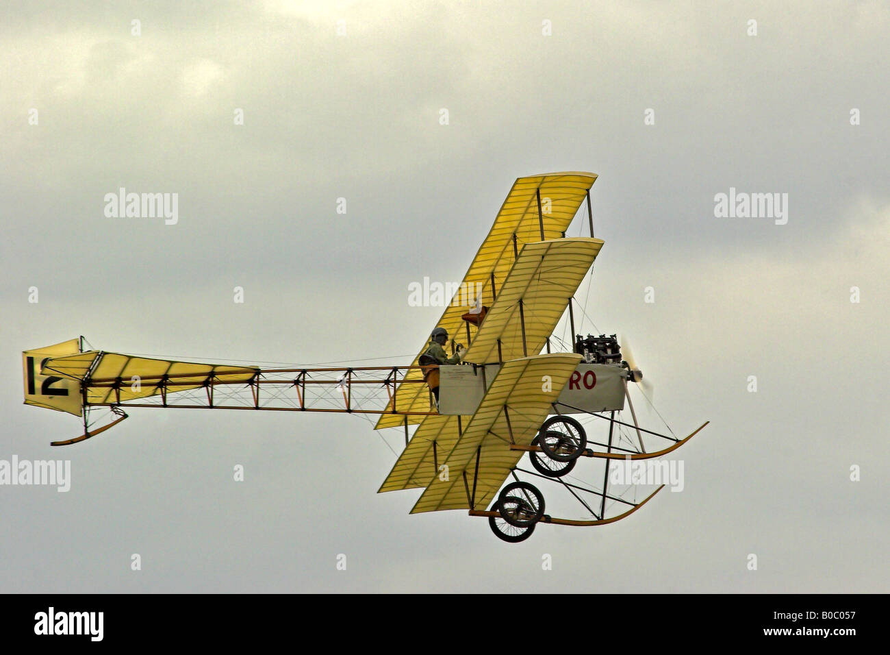 Vintage Avro Triplane Aircraft Stock Photo - Alamy