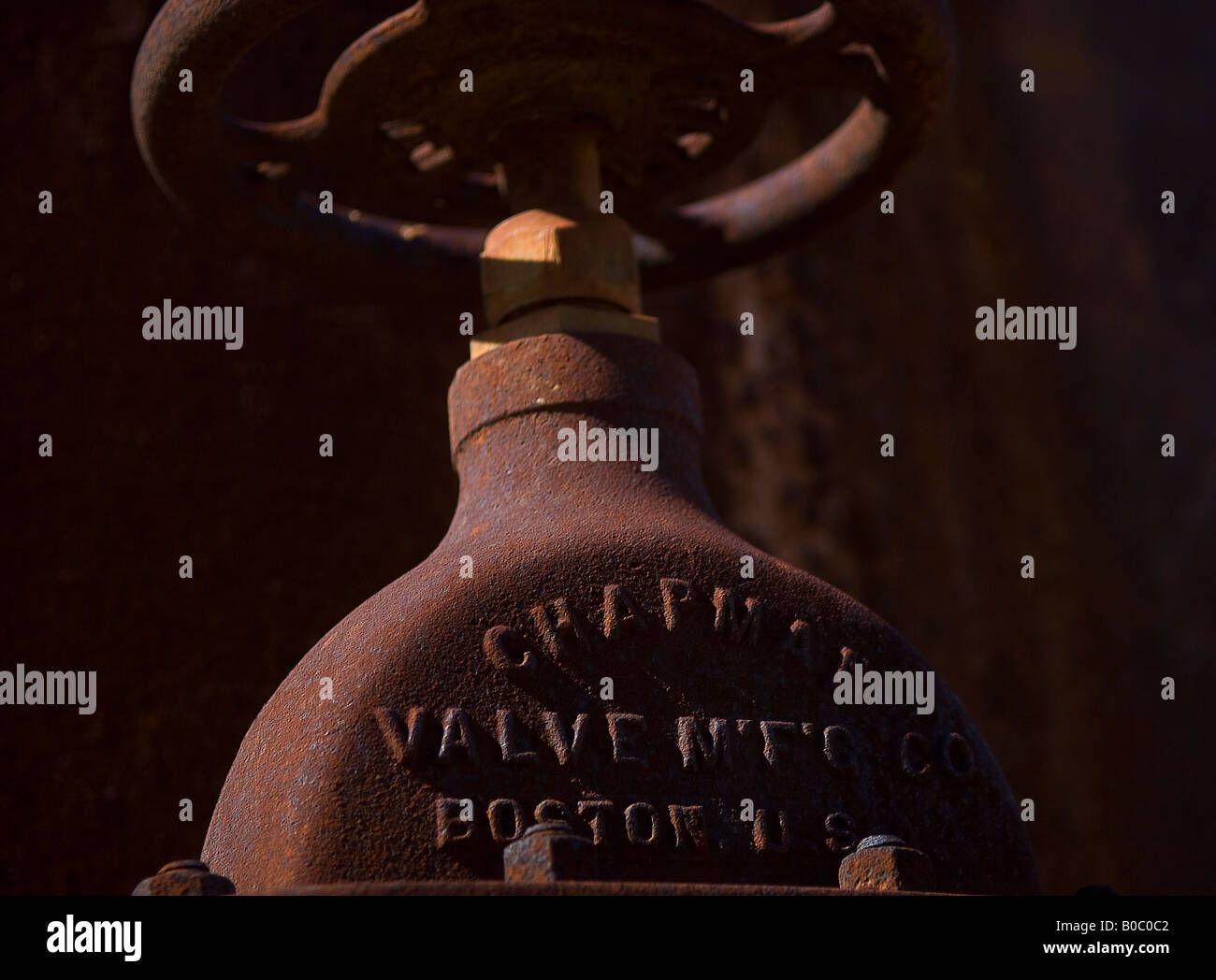 Old Gate Valve Stock Photo - Alamy