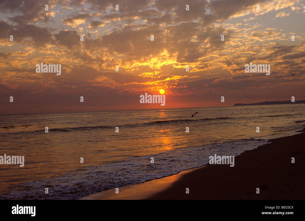 Malibu Sunset. Malibu, California Stock Photo - Alamy