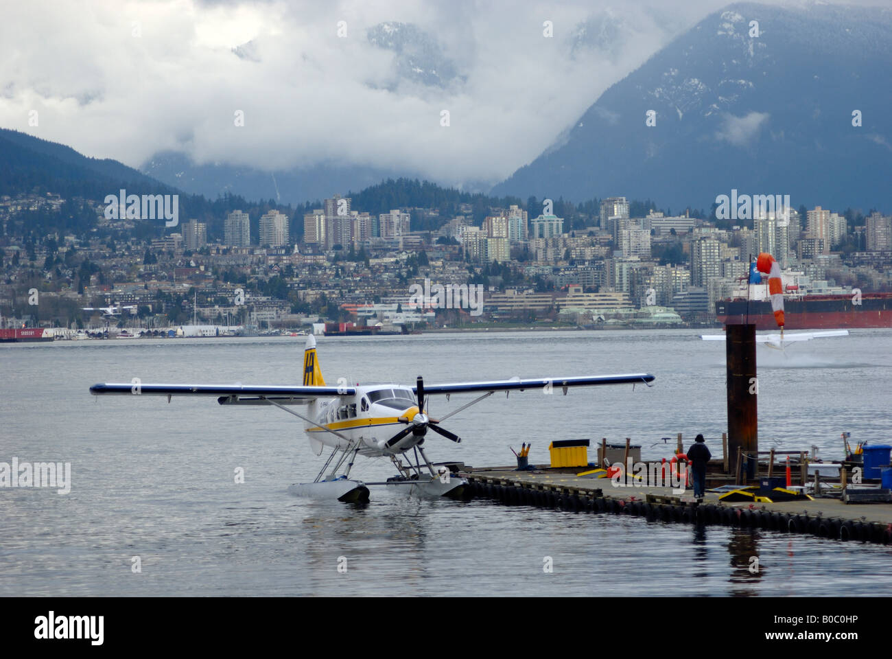 Hydroplane in Coal Harbour Vancouver Canada Stock Photo - Alamy