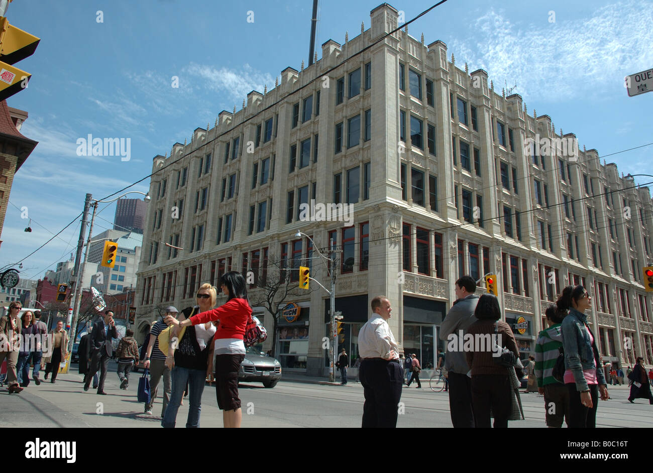 City TV Building, 299 Queen Street West, Toronto, Ontario at the corner ...