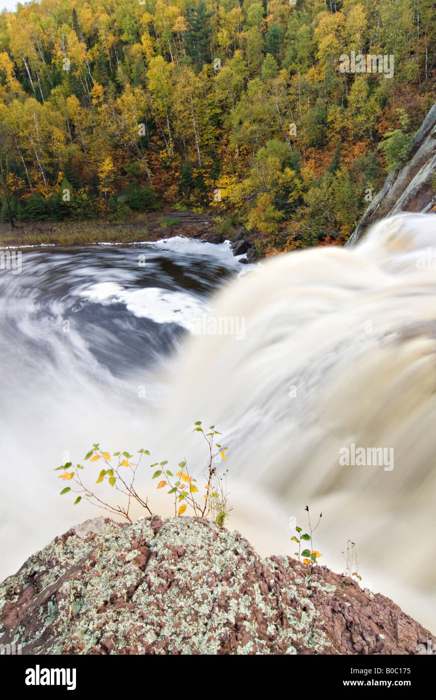 The High Falls of the Baptism River at Tettegouche State Park on ...