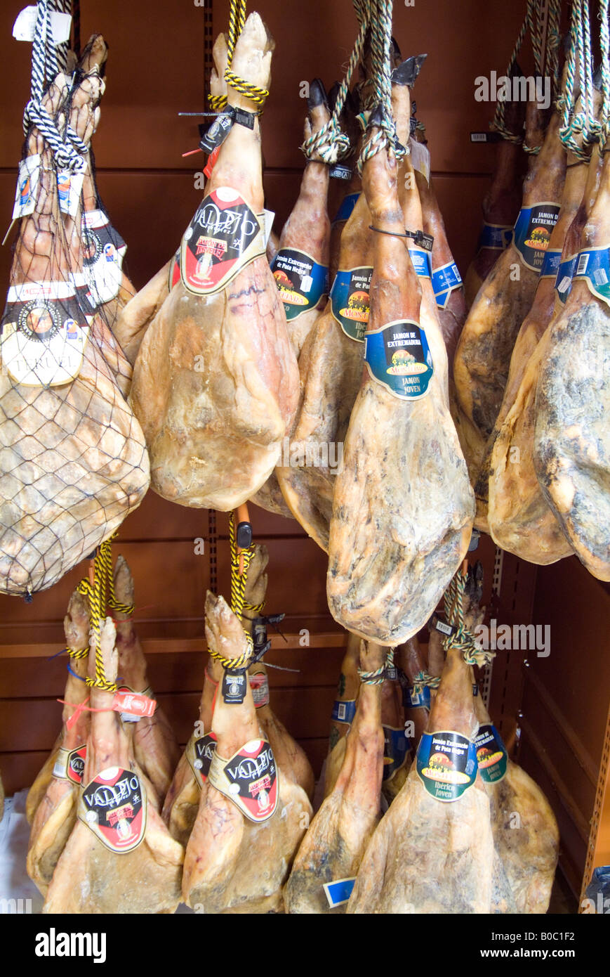 dried ham pork meat preserved pig bacon mediterranean delicacy hoof ...