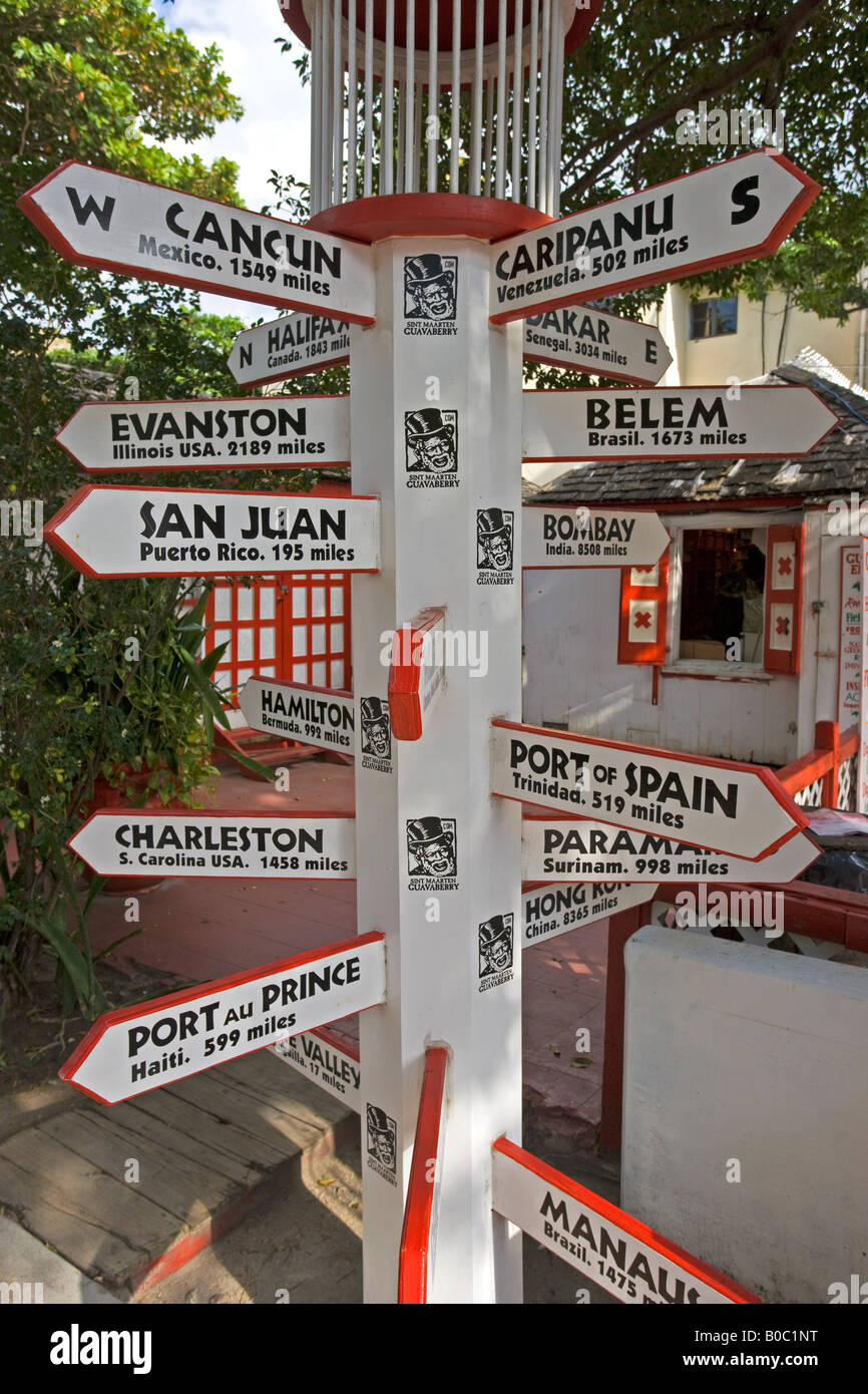 St maarten philipsburg sign hi-res stock photography and images - Alamy