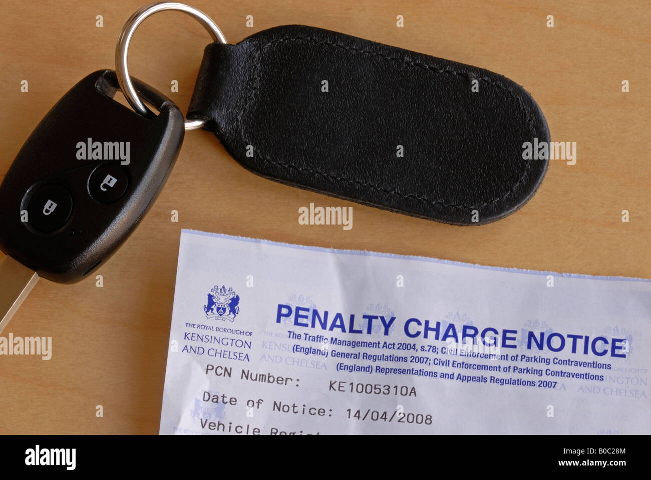 Parking penalty charge notice Stock Photo - Alamy