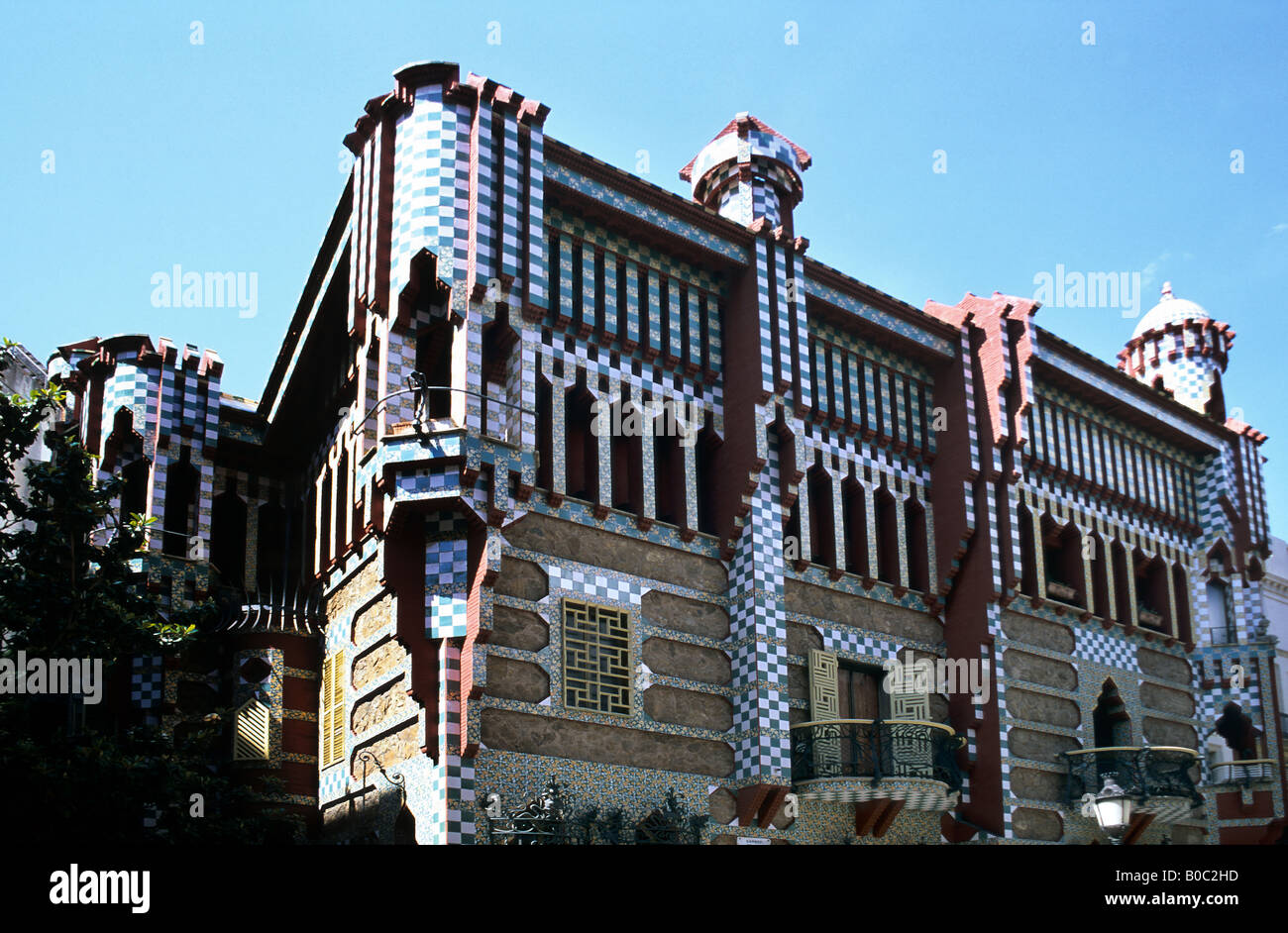 Casa Vincens, Barcelona, Spain Stock Photo - Alamy