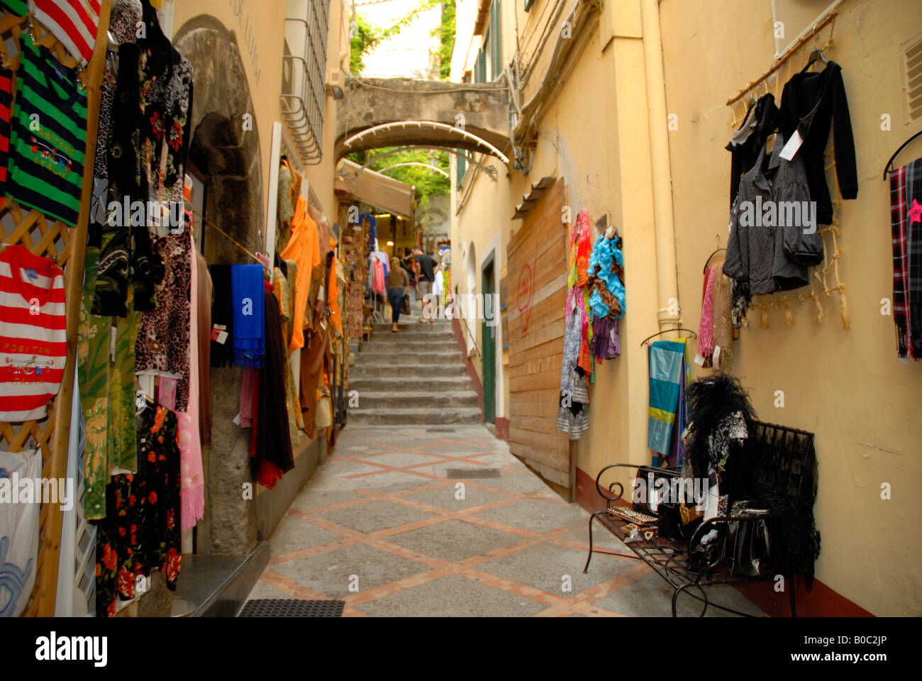 Positano on the Amalfi Coast in Campania Italy Stock Photo - Alamy