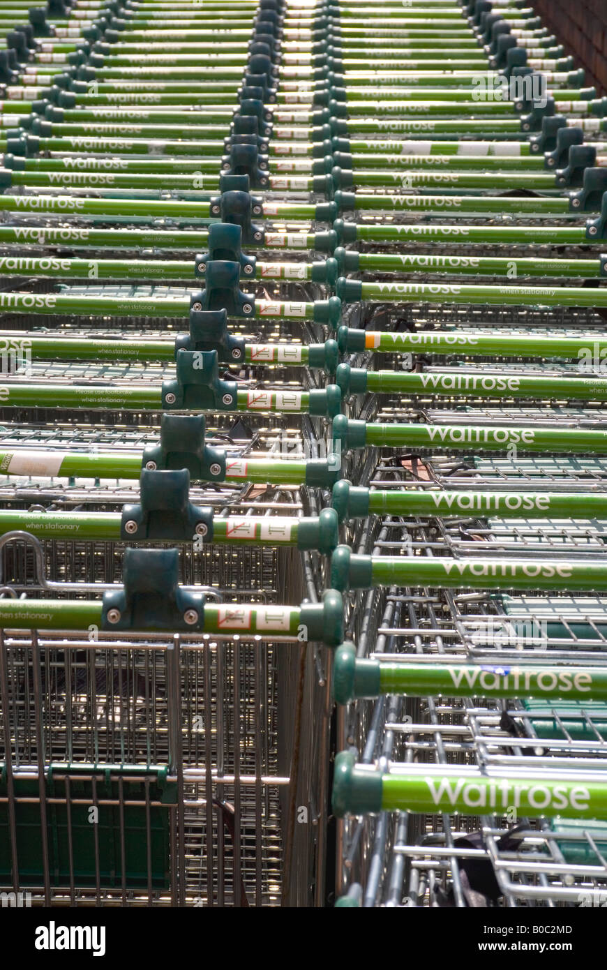 Waitrose trolley hi-res stock photography and images - Alamy