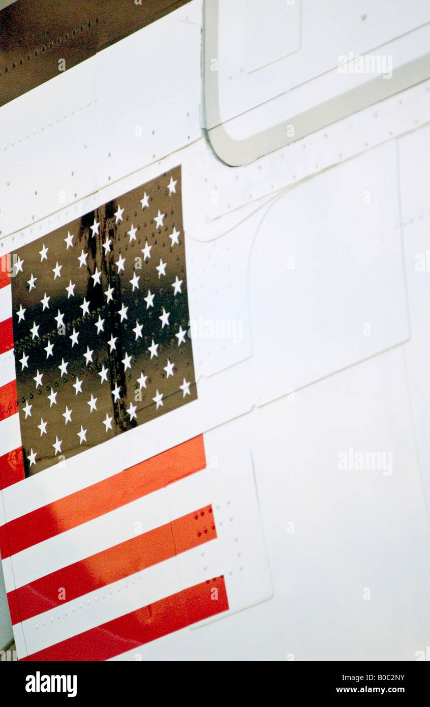 American flag on airplane hi-res stock photography and images - Alamy