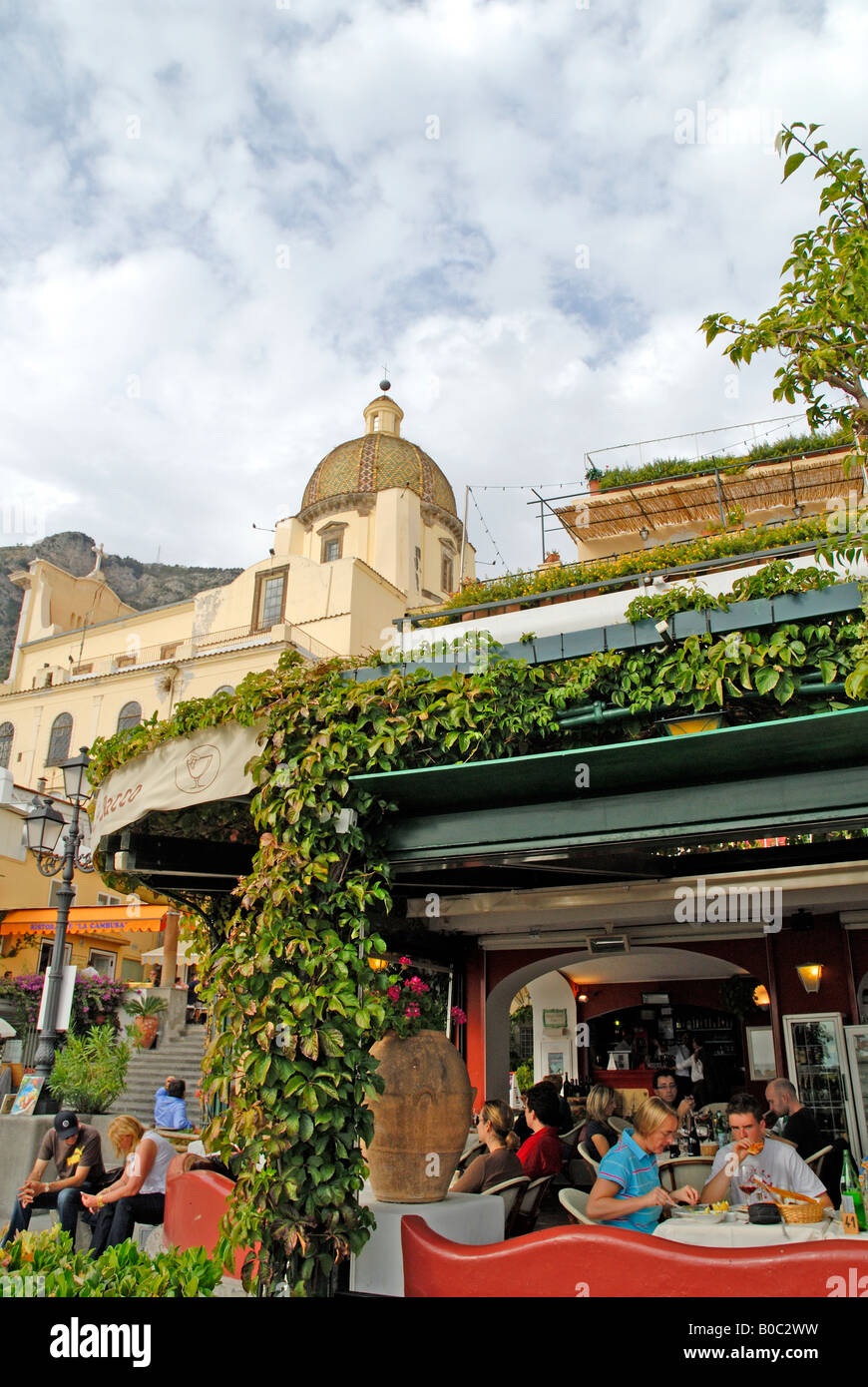 Positano on the Amalfi Coast in Campania Italy Stock Photo - Alamy