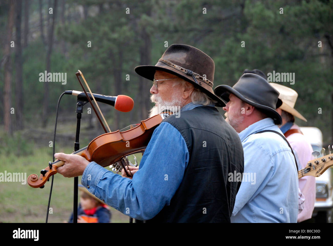 South Dakota, Custer State Park. Blue Bell Lodge Chuck Wagon Cookout ...