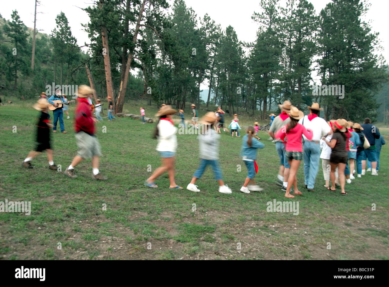 North America, USA, South Dakota, Custer State Park. Blue Bell Lodge ...