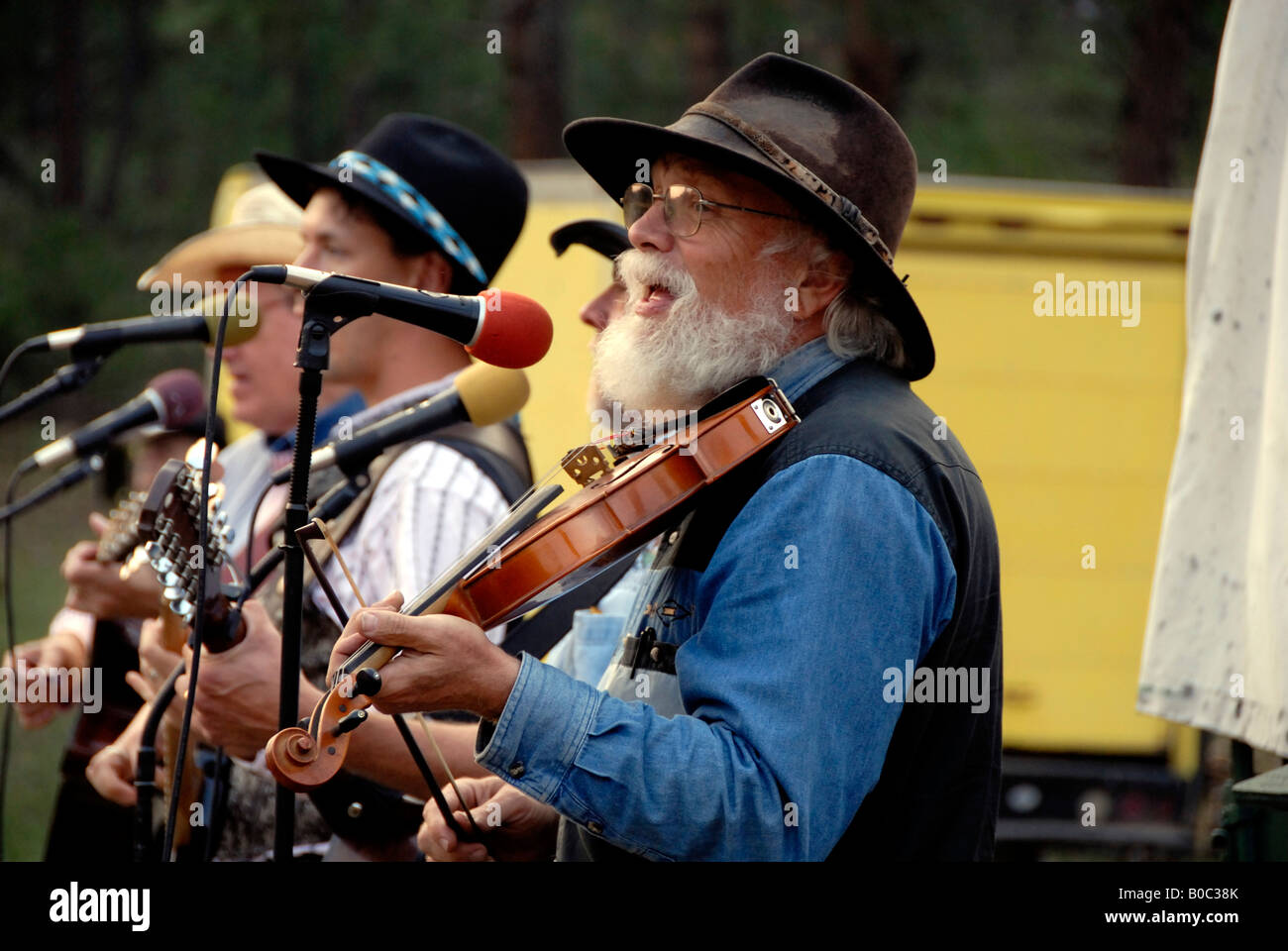 South Dakota, Custer State Park. Blue Bell Lodge Chuck Wagon Cookout ...