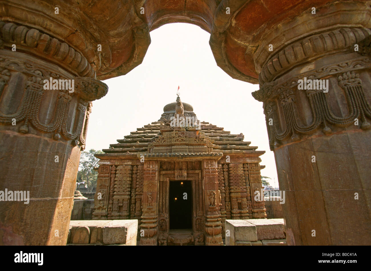 India Orissa Bhubaneswar Mukteswar temple torana Stock Photo - Alamy