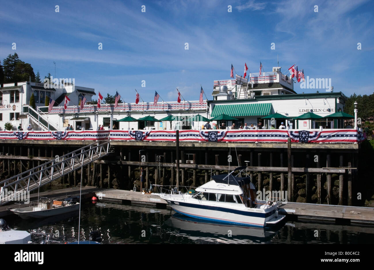 USA, Washington State, San Juan Islands, Roche Harbor in July Stock ...