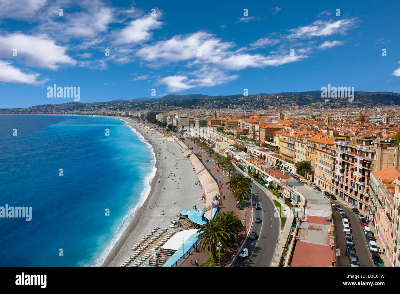 Promenade des Anglais at Nice in the french riviera France Stock Photo ...
