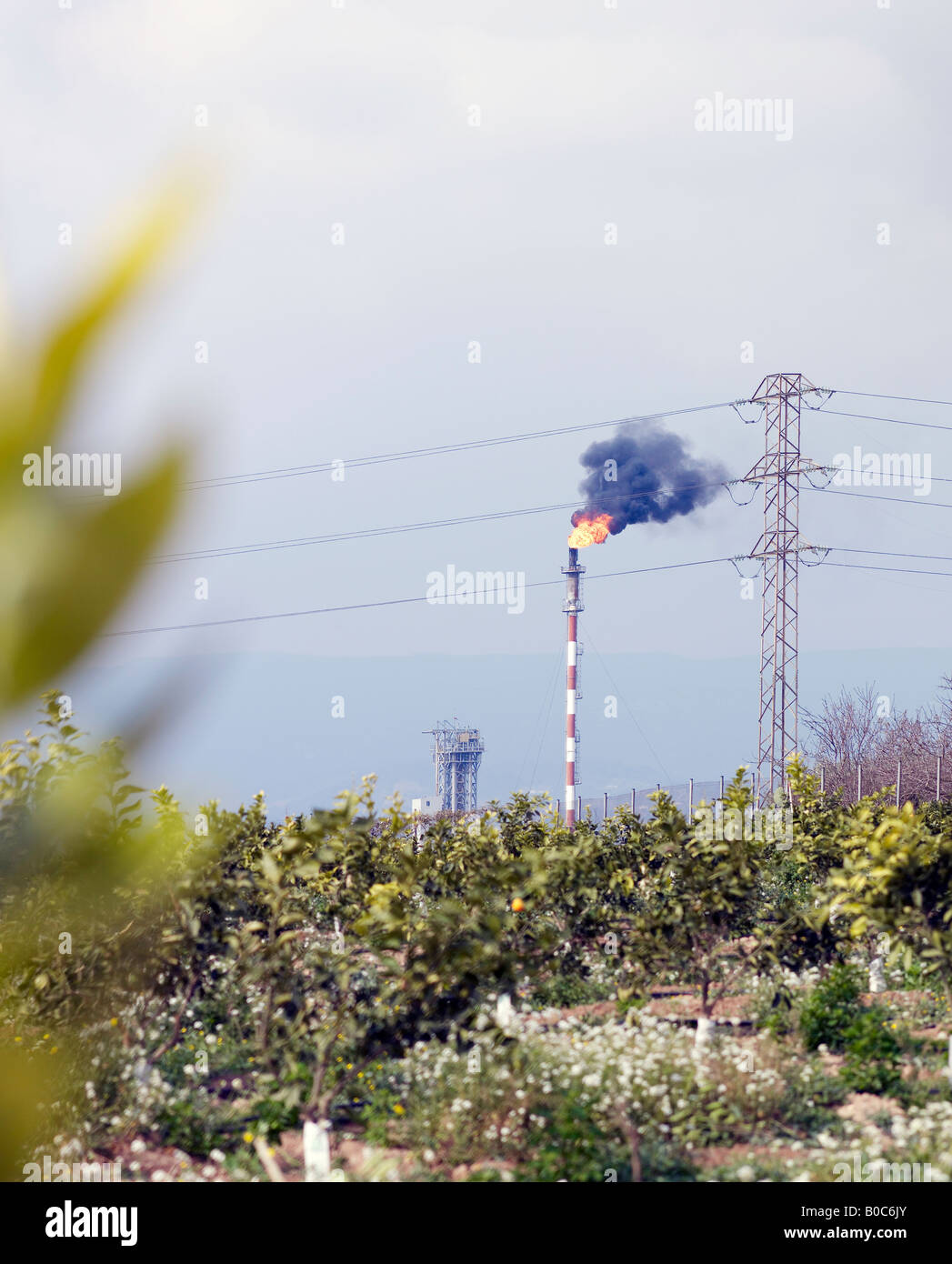 oil refinery in Tarragona,Spain Stock Photo - Alamy