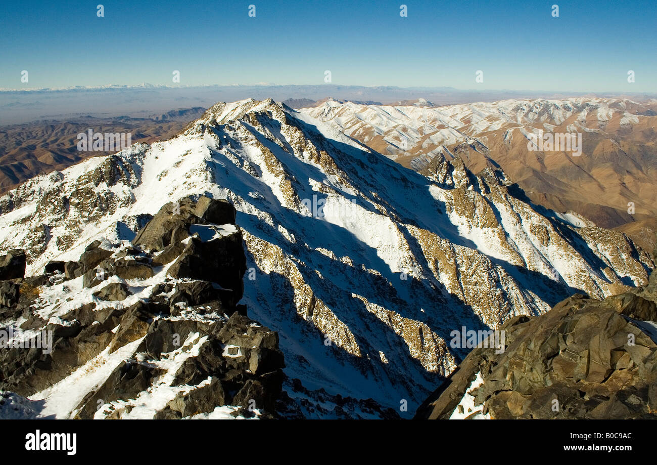 snow and desert,the central desert of Iran Stock Photo - Alamy