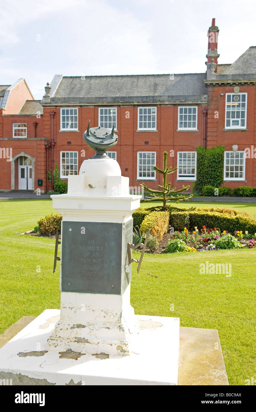 Sundial in school grounds Stock Photo - Alamy