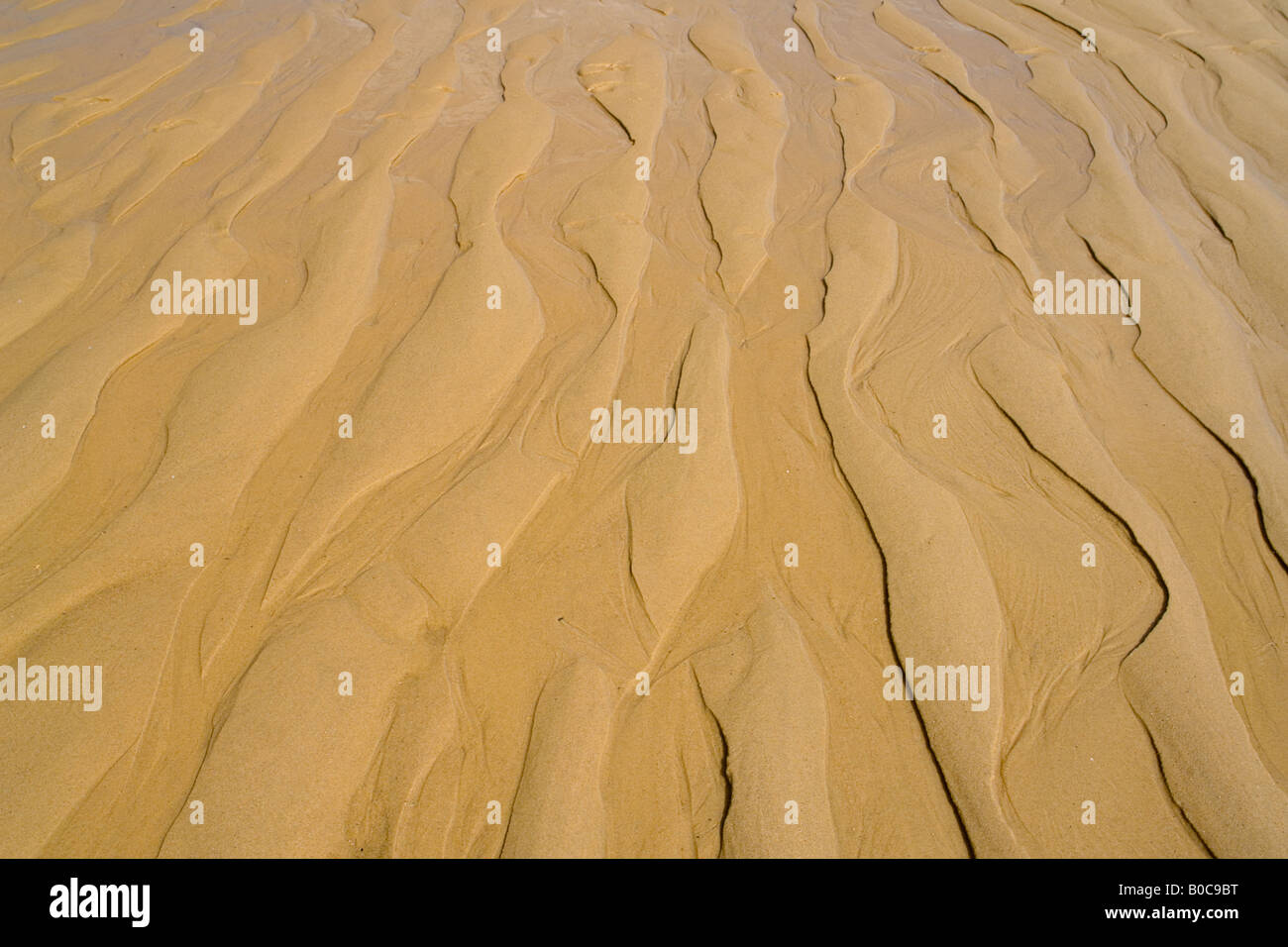 Patterns in the sand Stock Photo - Alamy
