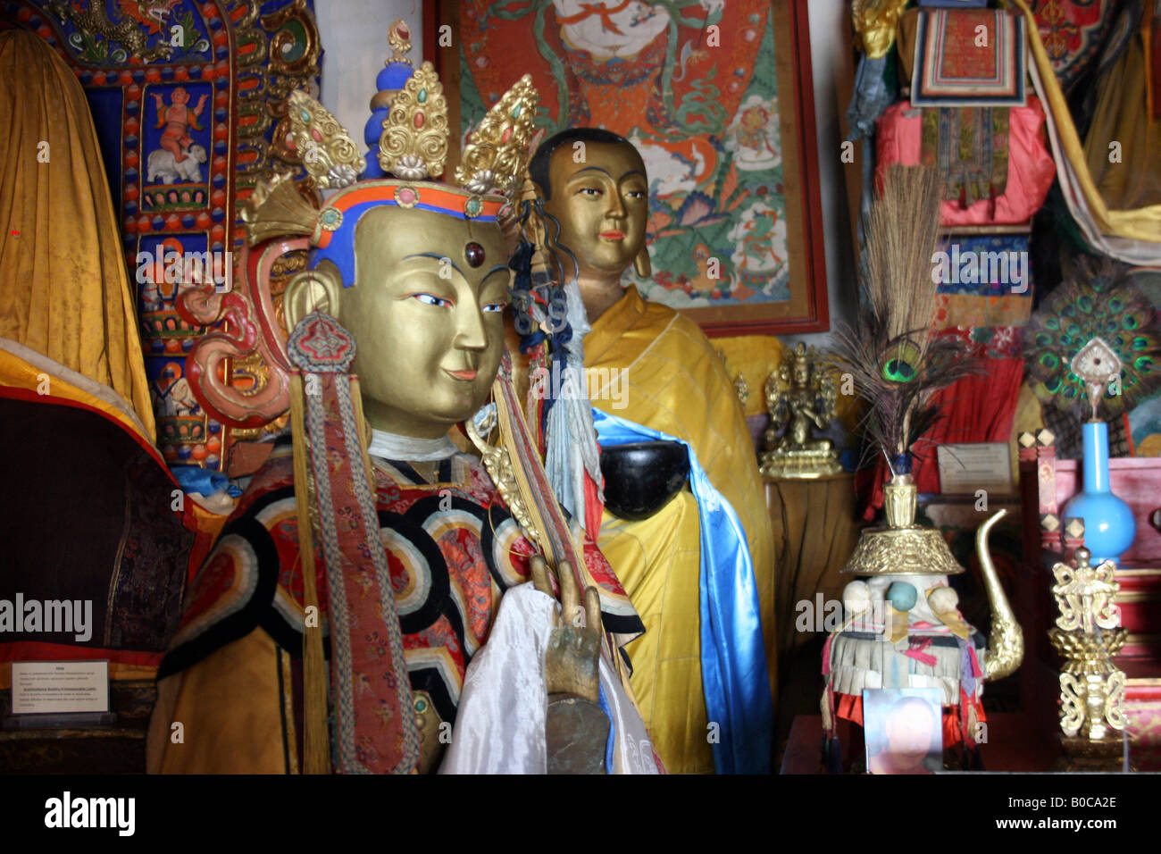 Buddha statue, Erdene Zuu monastery, Mongolia Stock Photo - Alamy