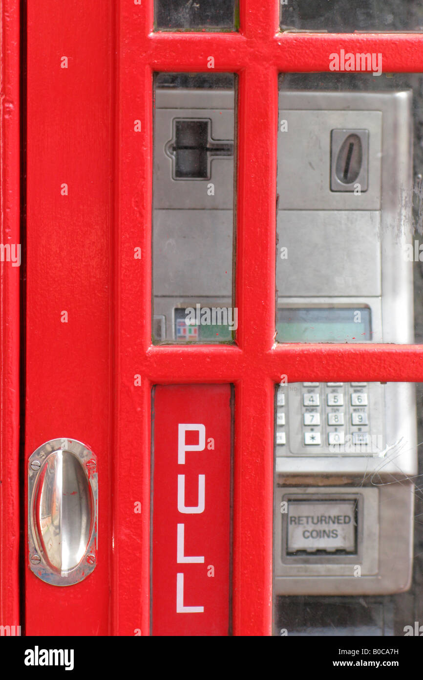 Detail of london red telephone box hi-res stock photography and images ...