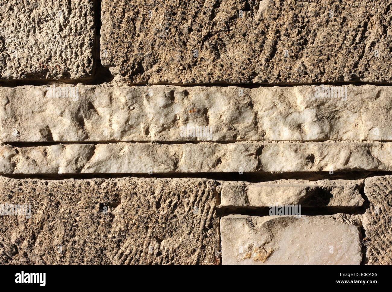 Ancient Greek Stone Wall Stock Photo - Alamy