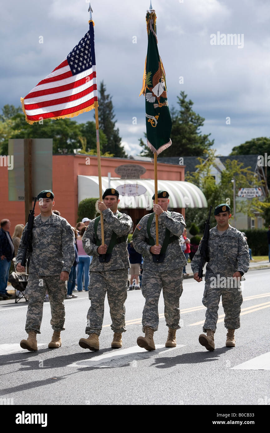 American army parade hi-res stock photography and images - Alamy