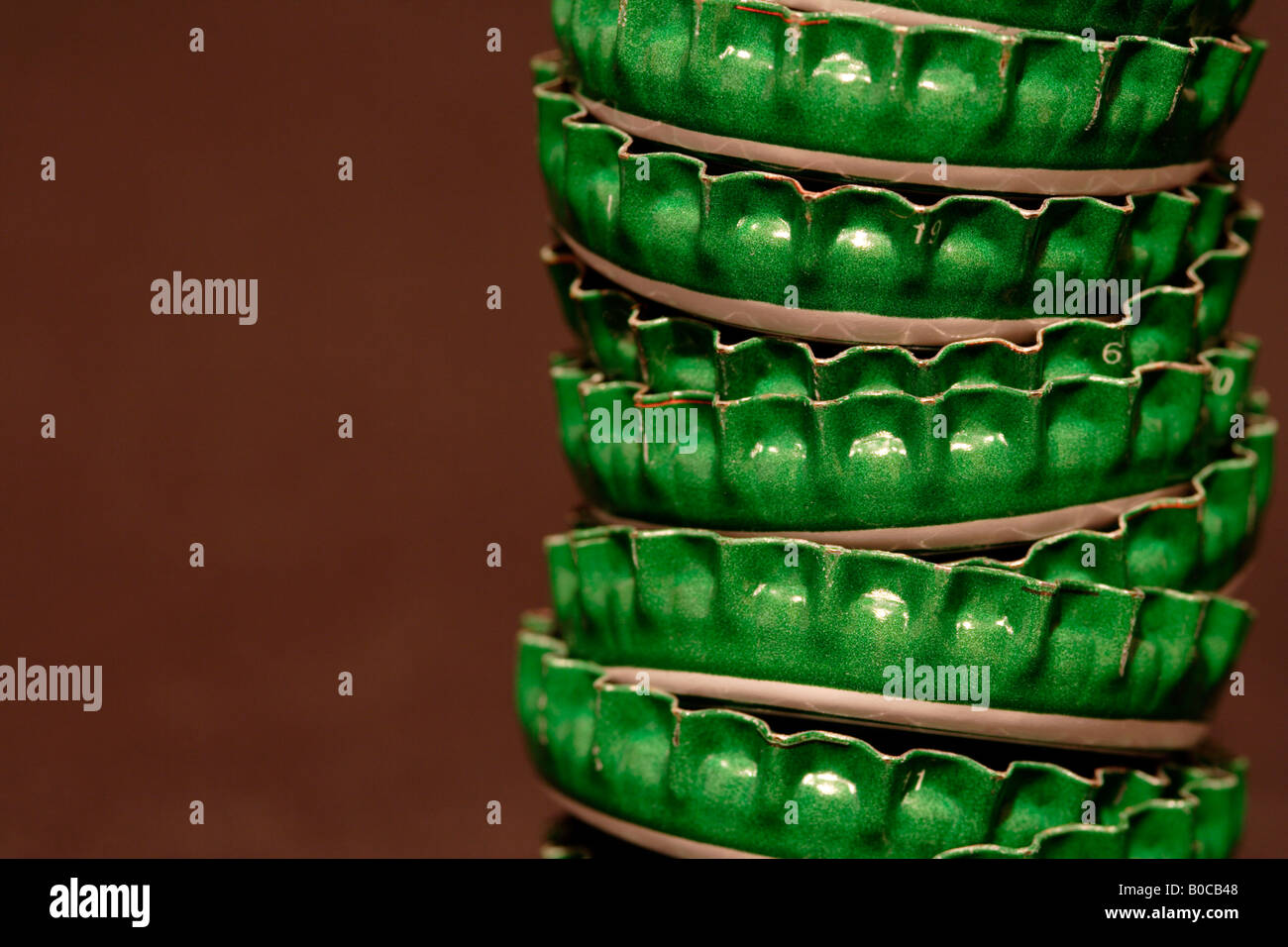 Stack of bottle tops hi-res stock photography and images - Alamy