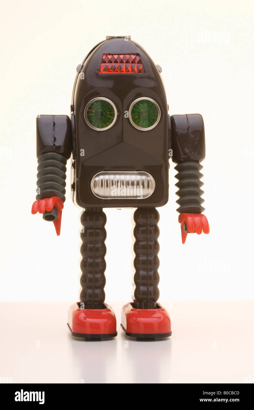 Battery operated robot toy Stock Photo - Alamy