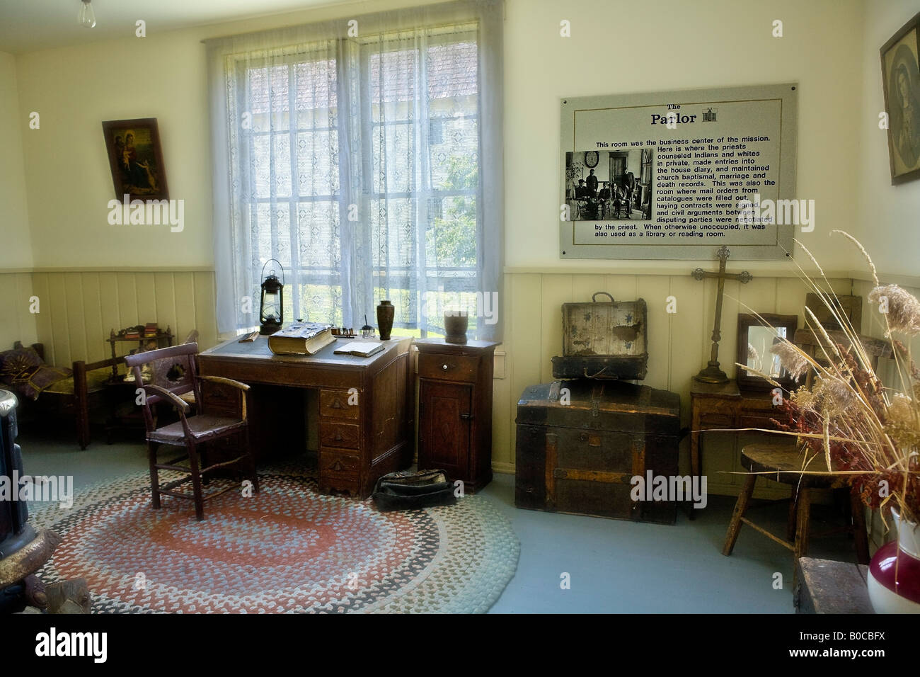 Image of the inside of the Parlor Room inside the Parish House at the ...