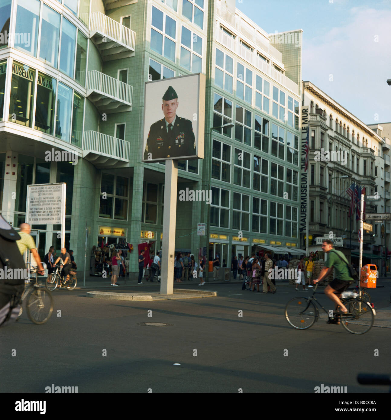 Germany, Berlin, Checkpoint Charlie Stock Photo - Alamy