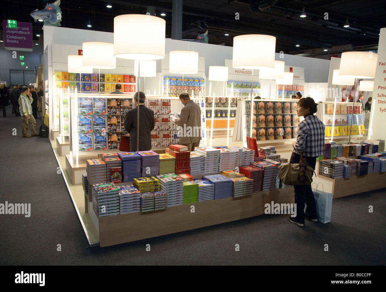 Visitors at the Frankfurt Book Fair, Germany Stock Photo - Alamy