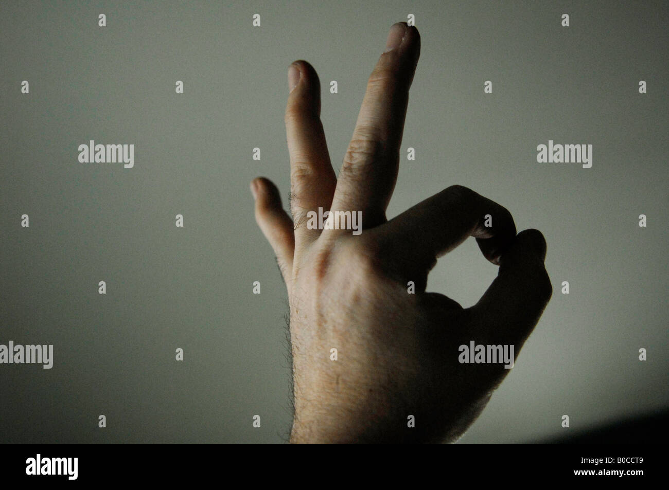 Hand giving ok hi-res stock photography and images - Alamy