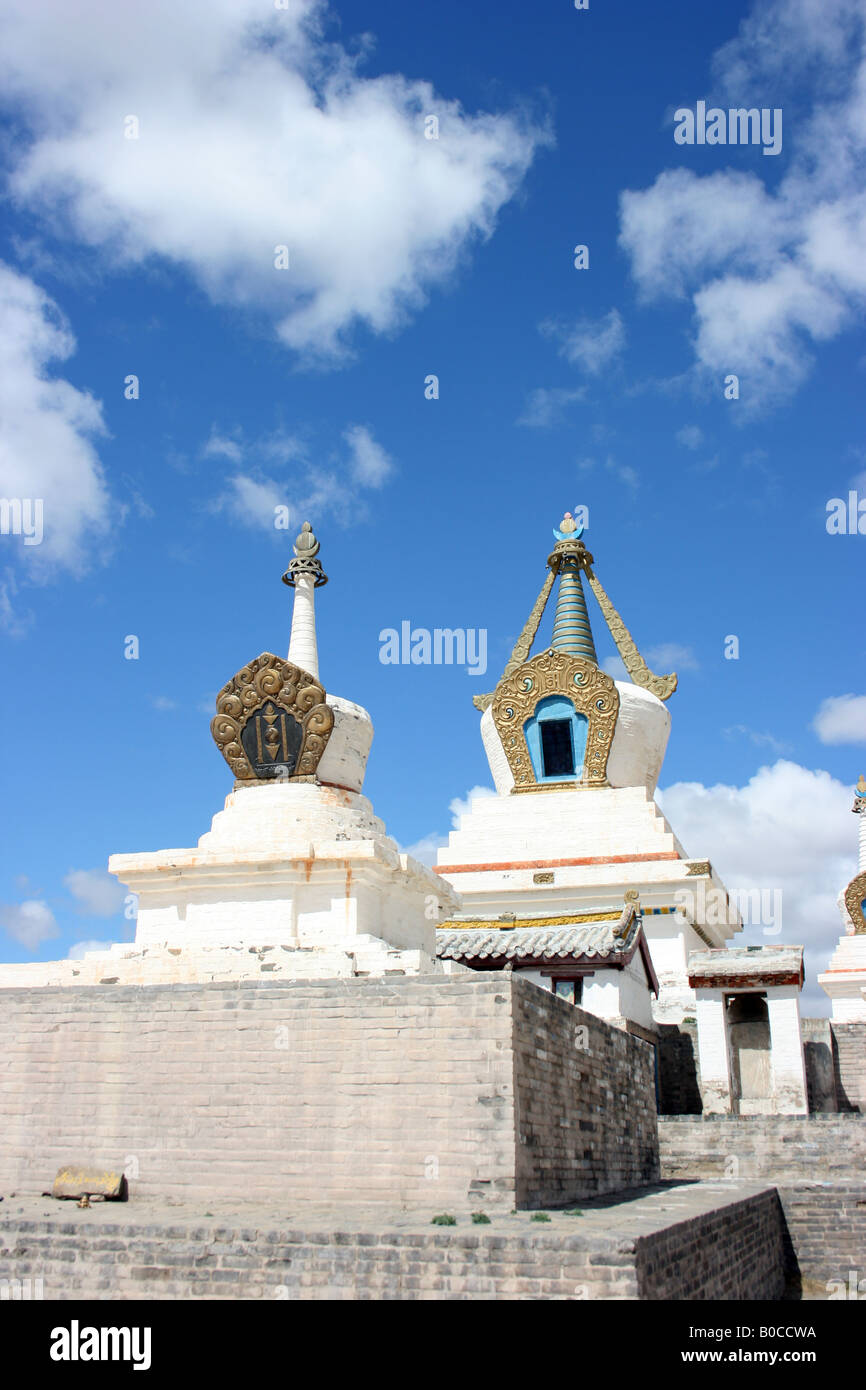 The "Golden Stupa" at Erdene Zuu monastery, Mongolia Stock Photo - Alamy