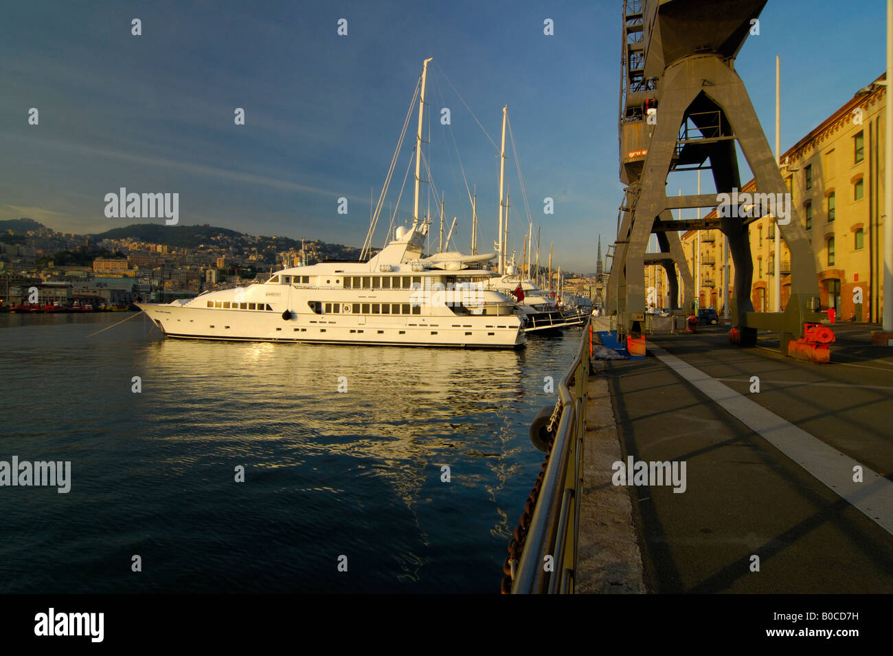 Port of Genoa, Genoa, Italy Stock Photo - Alamy