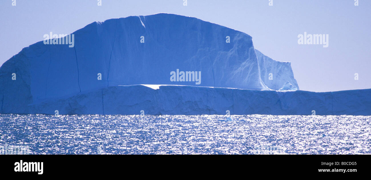 Iceberg in Davis Straight West coast of Greenland Stock Photo - Alamy