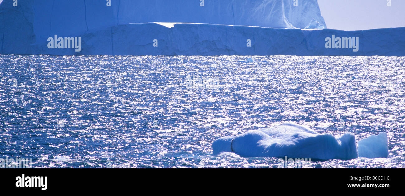 Iceberg in Davis Straight West coast of Greenland Stock Photo - Alamy