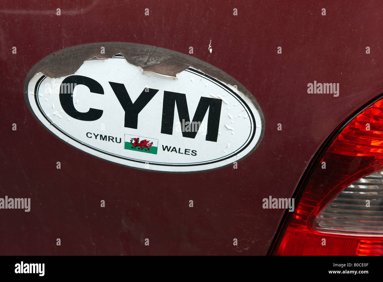 Country car sticker hi-res stock photography and images - Alamy