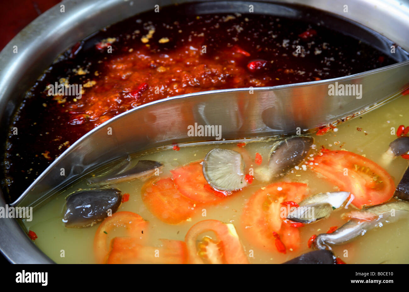 Chinese " Huo Guo " famous Sichuan food Stock Photo - Alamy